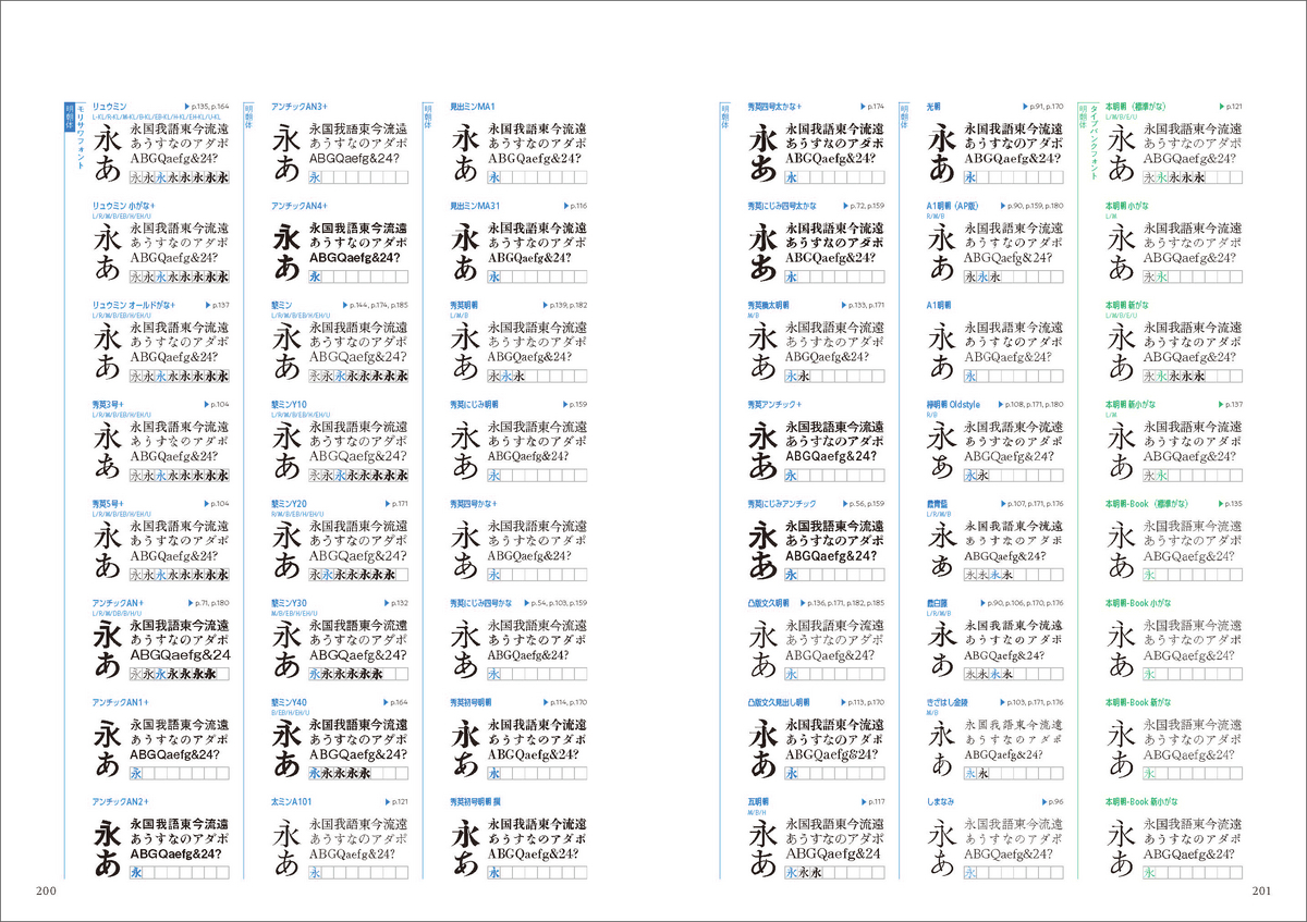 モリサワ総合書体見本帳2023–2024が完成 - mojiru【もじをもじる】