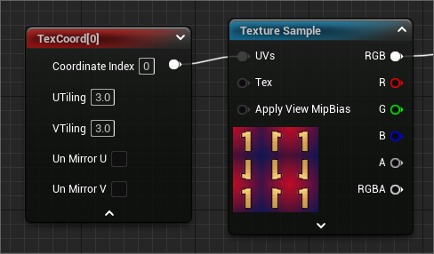 UE5 Texture Sample ノードとミップマップの設定 - ゲームエフェクトデザイナーのブログ | A Real-Time VFX Artist's Blog