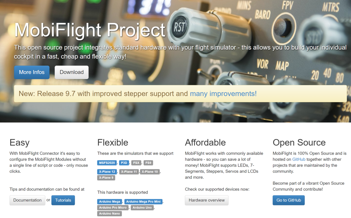 MobiFlight ってのでフライトシミュレーターのデバイスが作れちゃうらしい - 諸々の記録