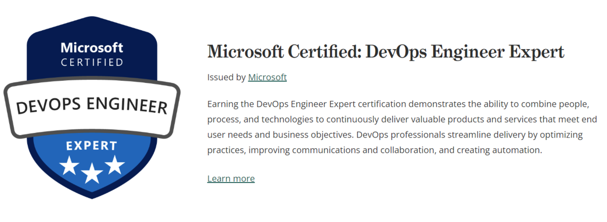 Microsoft Certified: DevOps Engineer Expert（AZ-400）の合格体験記 - mongolyyのブログ