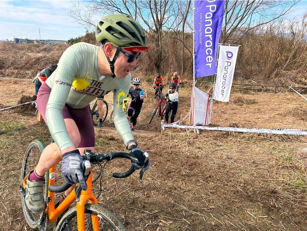 関西シクロクロス桂川 - 朝焼けの中で