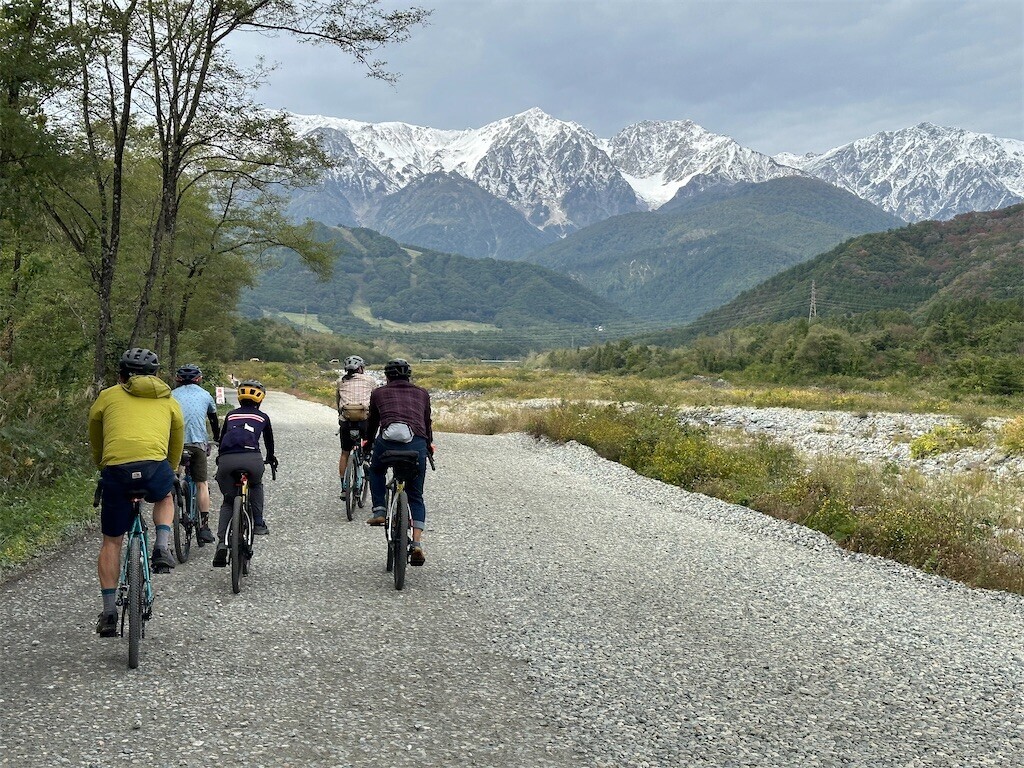 Grinduro2023白馬 - 朝焼けの中で