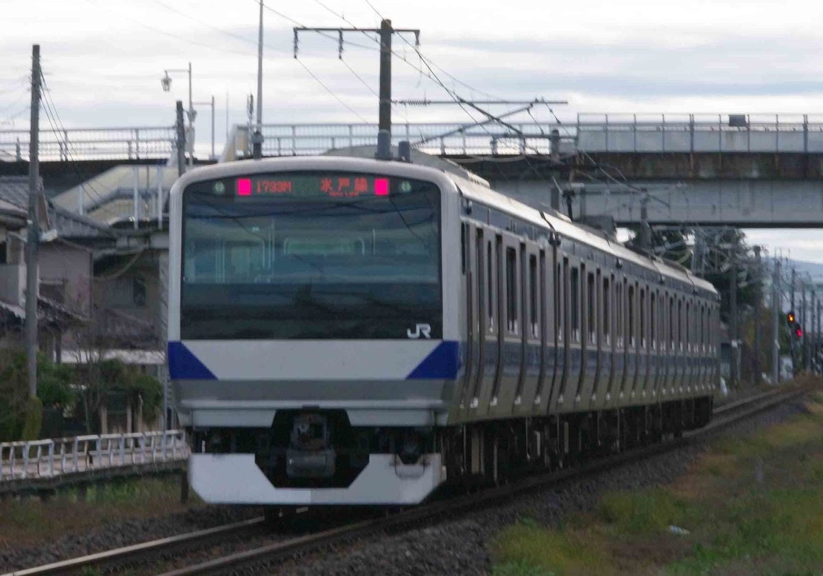 11月23日撮影 水戸線 結城～小田林間 E531系 K451編成 【赤電ラッピング編成】を撮る - 新・シリウスの線路際のロマンを求めて