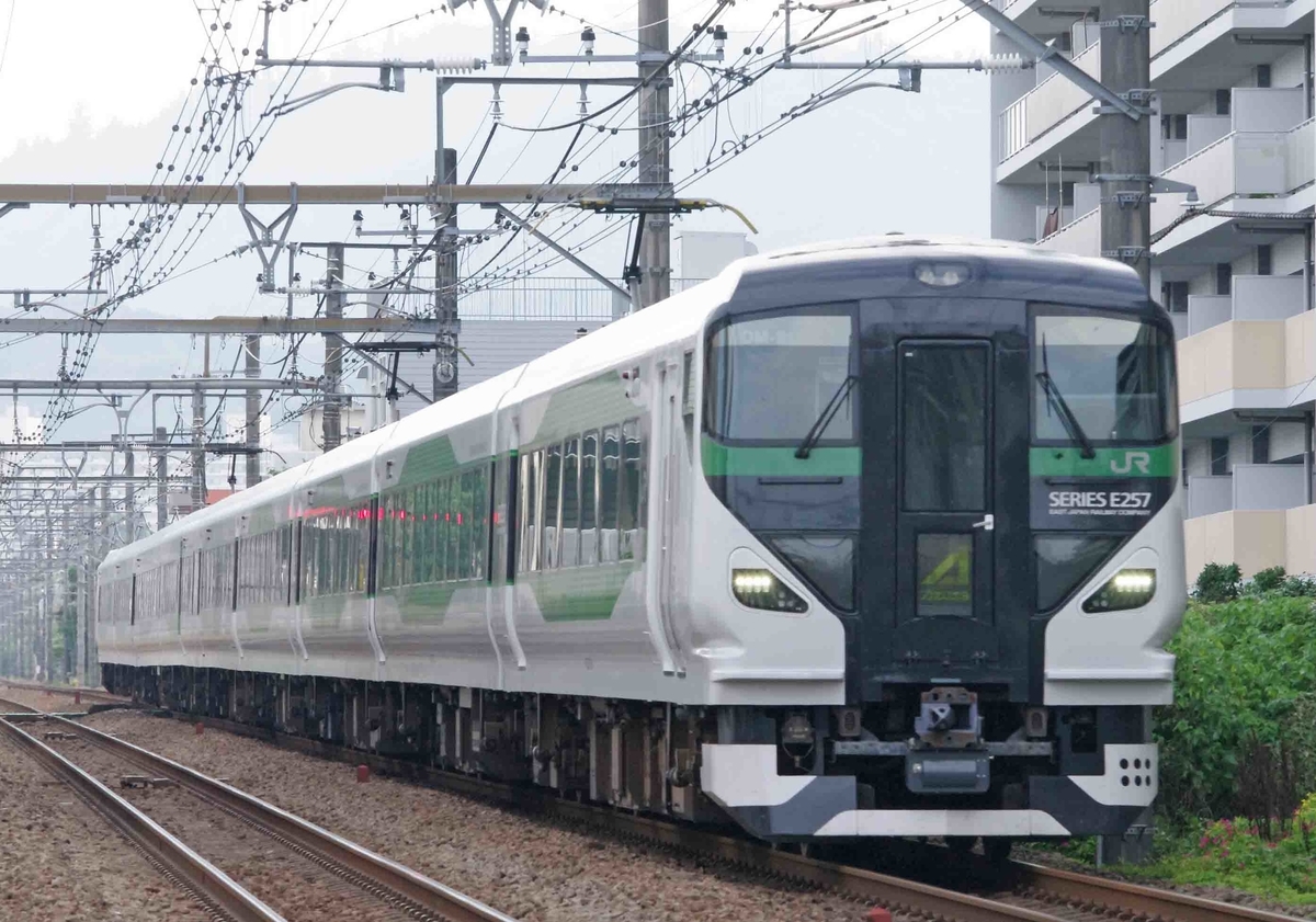 7月18日撮影 中央線 西八王子～高尾間 E257系5000番台の臨時あずさ号や今後劇的に変化する中央快速線のE233系0番台を撮る - 新 ...