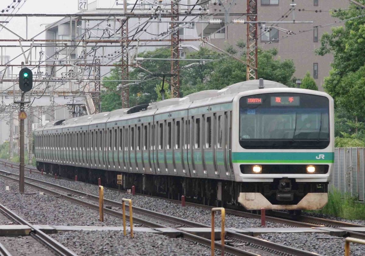 9月7日撮影 常磐線 北松戸駅 EF81牽引の【東京メトロ東西線直通用】E231系800番台の秋田車セ入場配給を撮る - 新・シリウスの線路際 ...