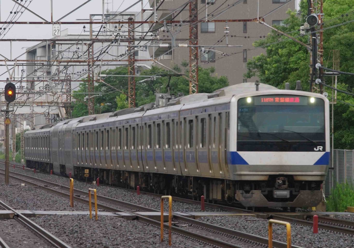 9月7日撮影 常磐線 北松戸駅 EF81牽引の【東京メトロ東西線直通用】E231系800番台の秋田車セ入場配給を撮る - 新・シリウスの線路際のロマンを求めて