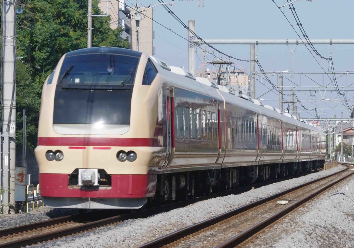 11月3日撮影 高崎線 北上尾～桶川間 北上尾駅 【E653系 国鉄特急色 K70編成】の【特急 とき号】を撮る - 新・シリウスの線路際のロマンを求めて