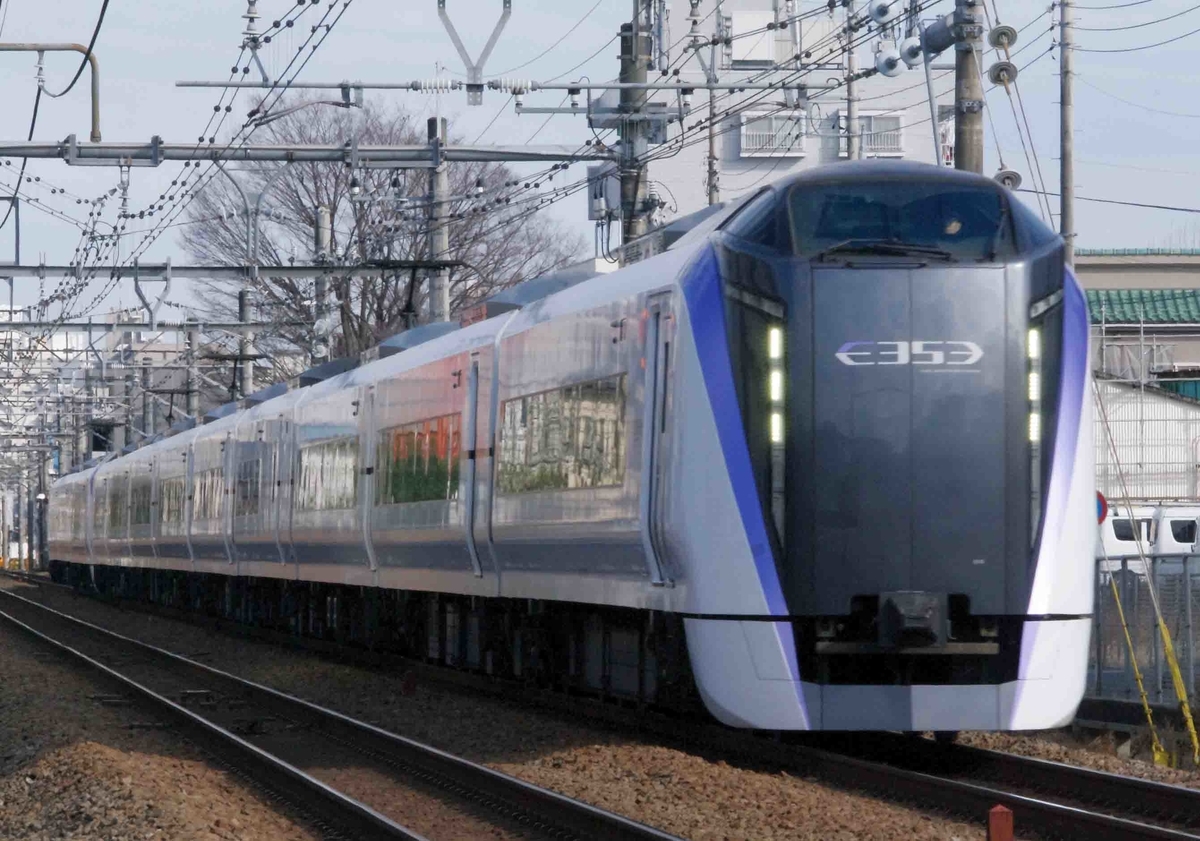 12月31日撮影 中央線 西八王子～高尾間 E257系5000番台の臨時 あずさ号を撮る① 年内最終撮影 - 新・シリウスの線路際のロマンを求めて