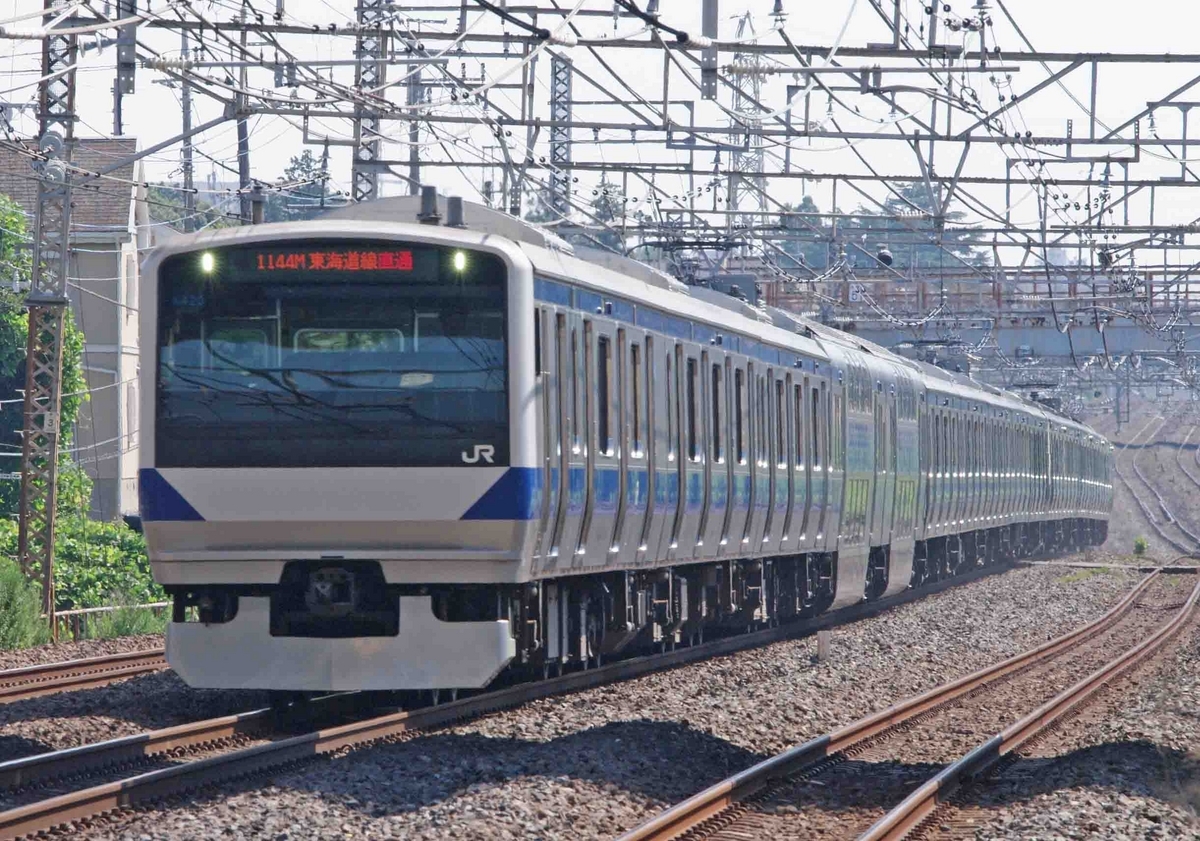 7月17日撮影 常磐線 北小金駅 E657系 【E653系フレッシュひたち リバイバルカラー編成】現4編成をコンプリートする ① - 新・シリウスの線路際のロマンを求めて