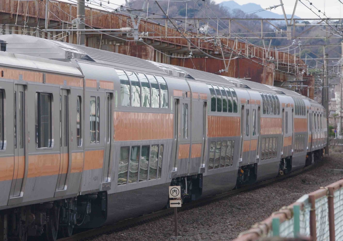 1月21日撮影 東海道線 平塚～大磯間 大磯～二宮間 E233系中央快速線グリーン車組み込み試運転【グランド中央快速】を撮る ① - 新・シリウスの線路際のロマンを求めて