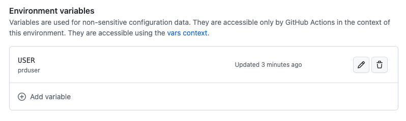【GitHub Actions】configuration variablesで機密性の無い変数を設定する - Composable Life