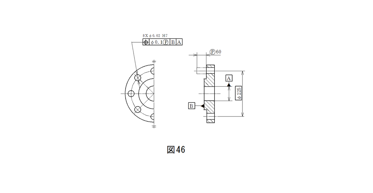 製品の幾何特性仕様(GPS)ー幾何公差表示方式―形状、姿勢、位置及び振れの公差表示方式（1) - JISによらない機械製図