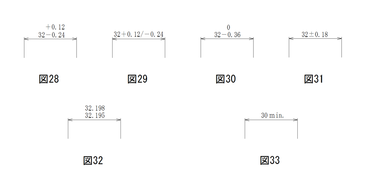 製図―寸法及び公差の記入方法―第1部：一般原則 （公差記入要素、特殊な指示方法、） - JISによらない機械製図