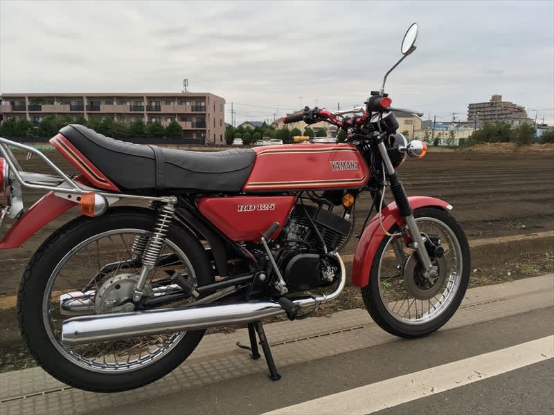 RD125角タンク赤2 試乗！ - goroの徒然なるままに・・・2nd.