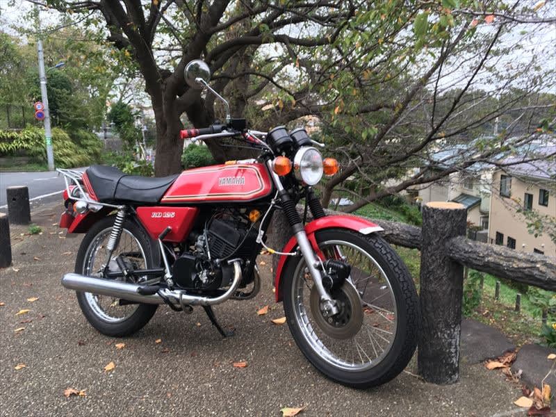 RD125角タンク赤2 試乗！ - goroの徒然なるままに・・・2nd.