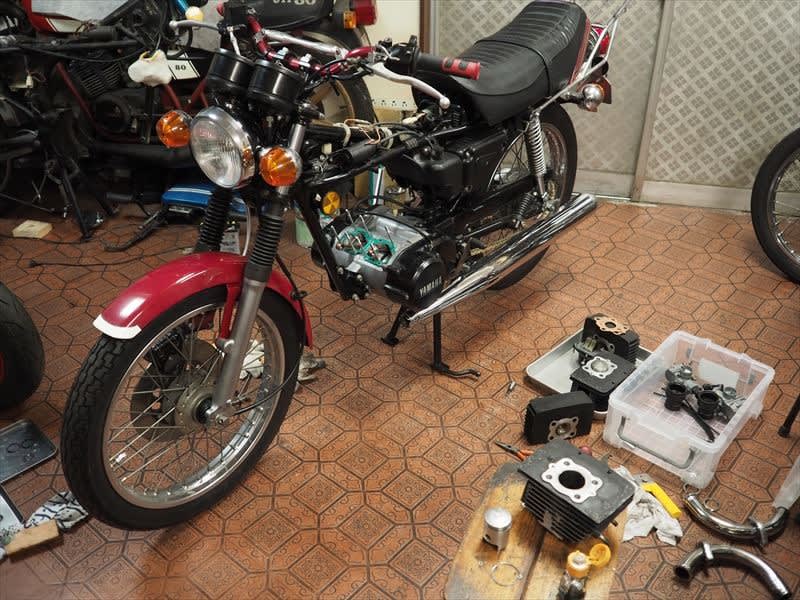 ここ数日のRD125角タンク赤2 - goroの徒然なるままに・・・2nd.