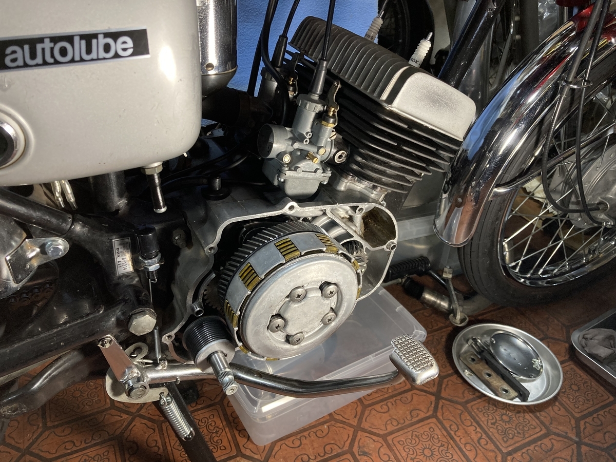 AS1STD赤1のクラッチ周り - goroの徒然なるままに・・・2nd.