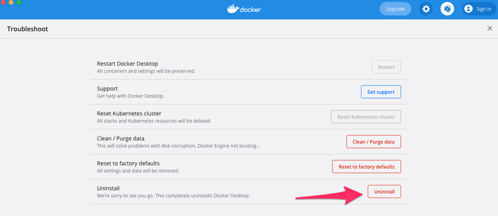 macOSでDocker Desktopをアンインストールしてdocker-cli + docker-machineで動かすようにする - その手の平は尻もつかめるさ