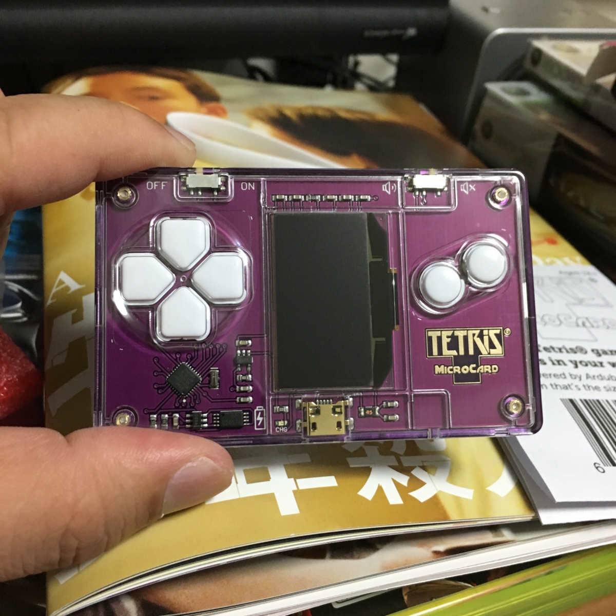 Tetris MicroCard - ゲームへたおじさんドットコム