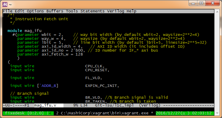 EmacsのExuberant Ctags導入試行(Verilog-HDLで使いものになるか？) - FPGA開発日記