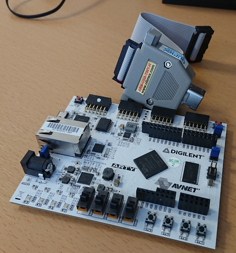 RISC-Vにも対応できるJTAG Debugger ARM-USB-TINY-Hを買った - FPGA開発日記