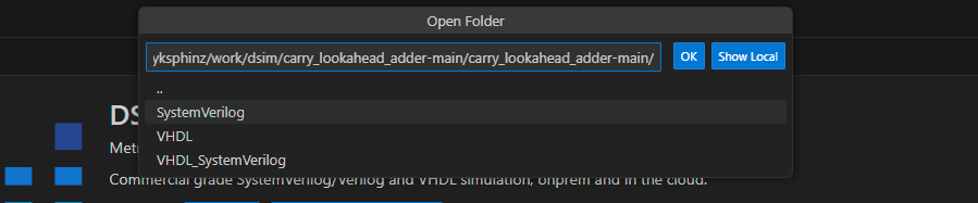 RTLシミュレータ DSimに入門してみる (2. Exampleデザインを開いてみる) - FPGA開発日記