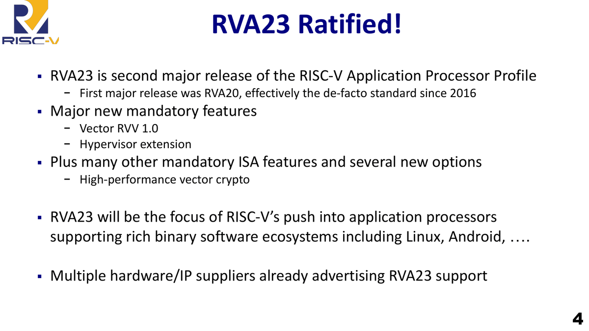 RISC-V Summit 2024 North America の資料を概観する (1. State of the Union ...
