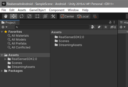 「Intel.RealSense.unitypackage」を使ったUnityアプリを，Android上で使えるようにする方法 - ひつじTips