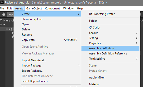 「Intel.RealSense.unitypackage」を使ったUnityアプリを，Android上で使えるようにする方法 - ひつじTips
