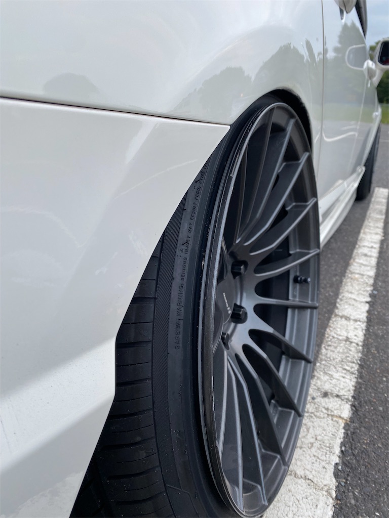 シビック FD2に10Jのホイールを前後にぶち込む その2 - 三度の飯より淫魔像