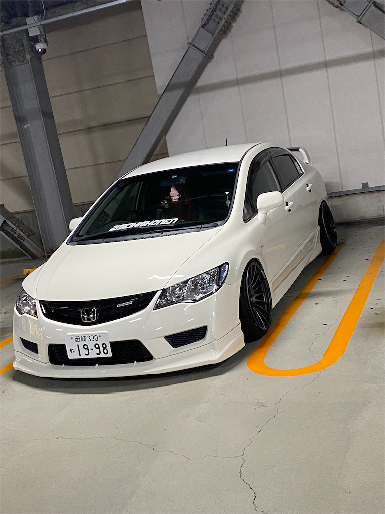 シビック FD2に10Jのホイールを前後にぶち込む その2 - 三度の飯より淫魔像