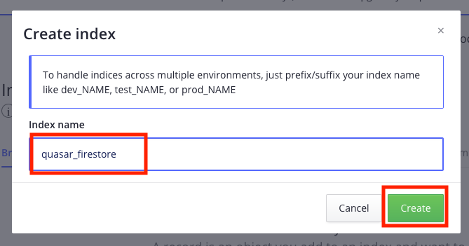 Algolia + Firestore + VueJS(QuasarFramework)を連携させてみる - Mulesブログ