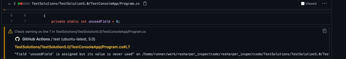 ReSharperでC#のコードを静的解析するアクションを作りました - muno_92の日記