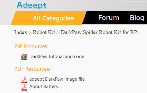 Adeep DarkPaw ロボットを作る #1 - Raspberry Piと電子工作