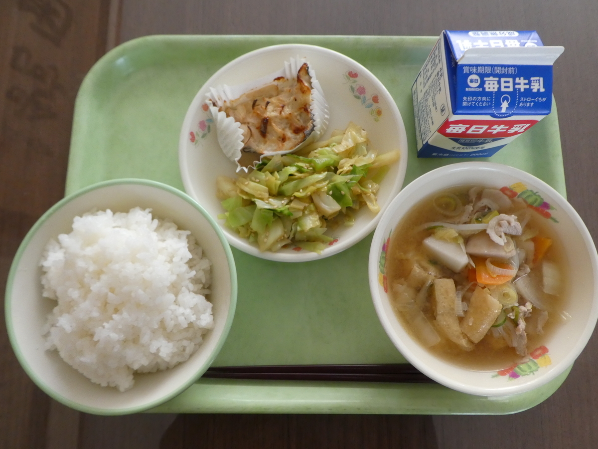今日のメニュー - 「笑顔いっぱいむろこっ子」勝山市立村岡小学校ブログ