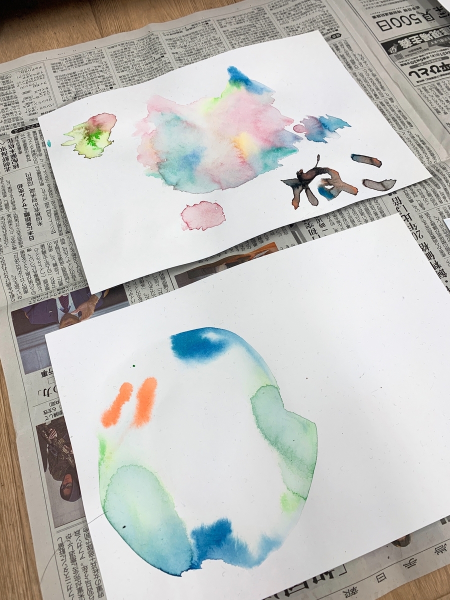 小学部 】1/15(月) ワークショップ 「たらしこみ」 - ユースセンターの日常