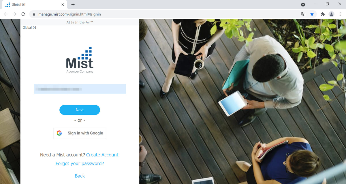 Juniper MistのLive Demo Accountの入手方法 - My Home NW Lab