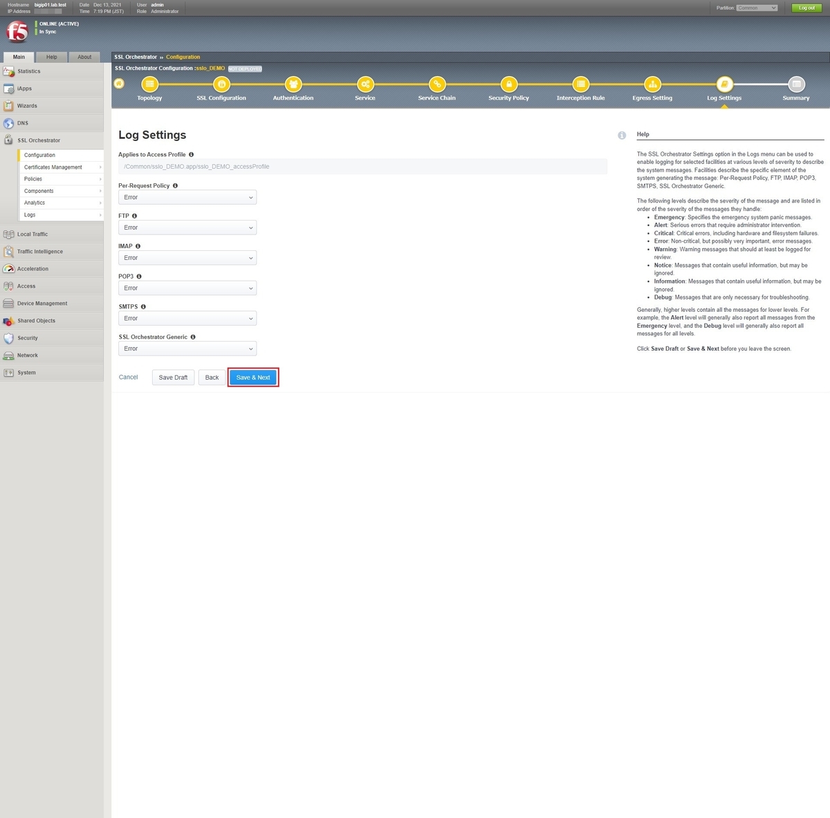 BIG-IP SSLOでL3 Explicit Forward Proxy構成の基本的なセットアップを行う - My Home NW Lab