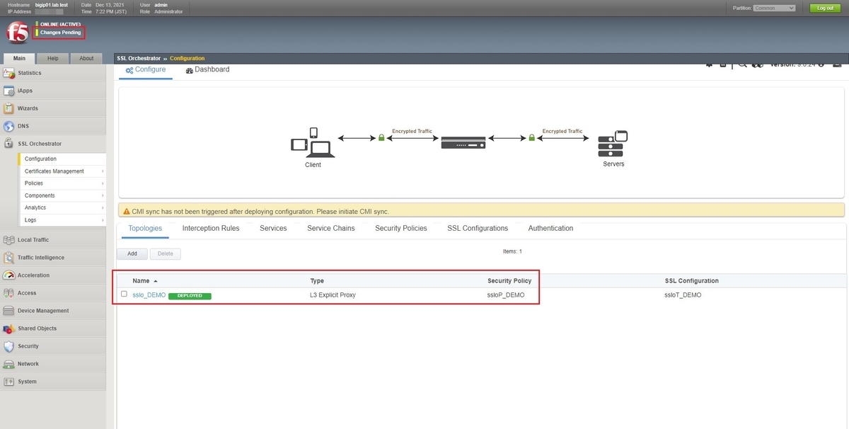 BIG-IP SSLOでL3 Explicit Forward Proxy構成の基本的なセットアップを行う - My Home NW Lab