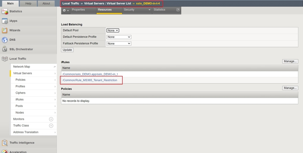 BIG-IP Forward Proxy構成でのMicrosoft 365 (MS365)のテナント制限 - My Home NW Lab