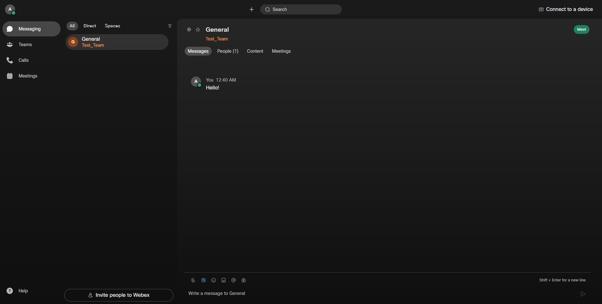 Cisco Webexの各種ログインURL - My Home NW Lab