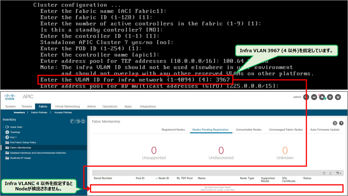 Cisco ACI SimulatorではInfra VLANを4 (Default)のままにする - My Home NW Lab