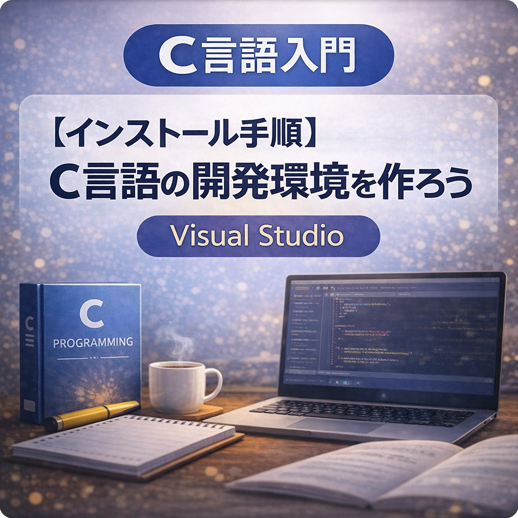 【初心者向け】C言語の開発環境構築｜Visual Studio 2026のインストール手順 - 組込みエンジニア養成所