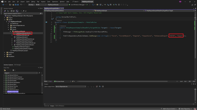 Unreal Engine HTTP リクエスト / レスポンス処理 (JSON デシリアライズ) - メモ