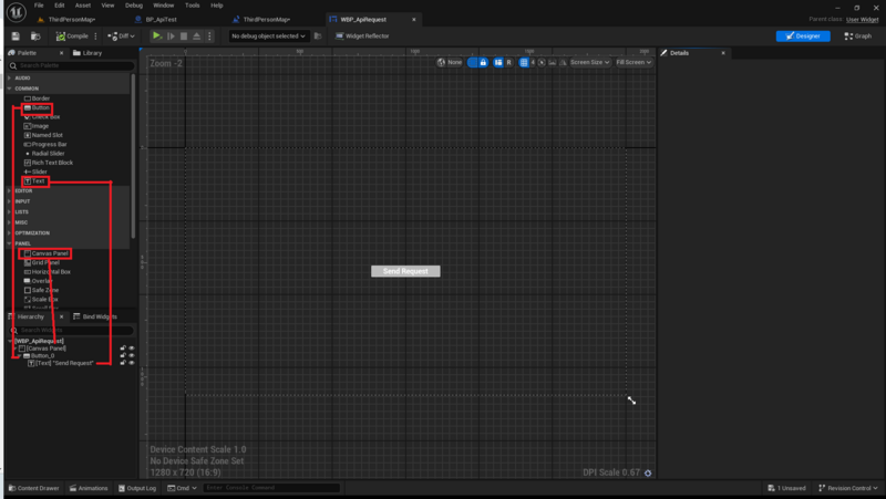 Unreal Engine HTTP リクエスト / レスポンス処理 (JSON デシリアライズ) - メモ