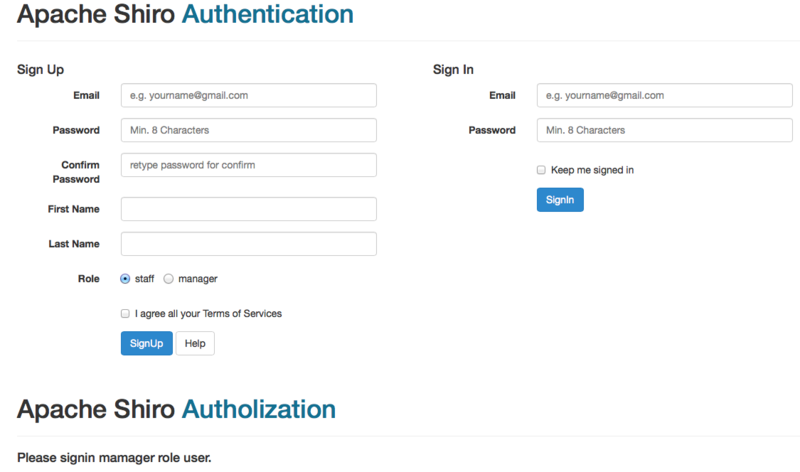 Apache Shiro を使ってみました - n-agetsumaの日記