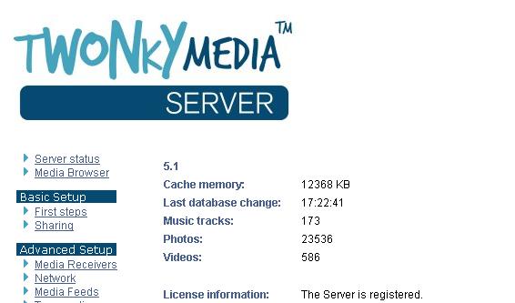 TwonkyMedia Server を購入 - 楽に行こう！