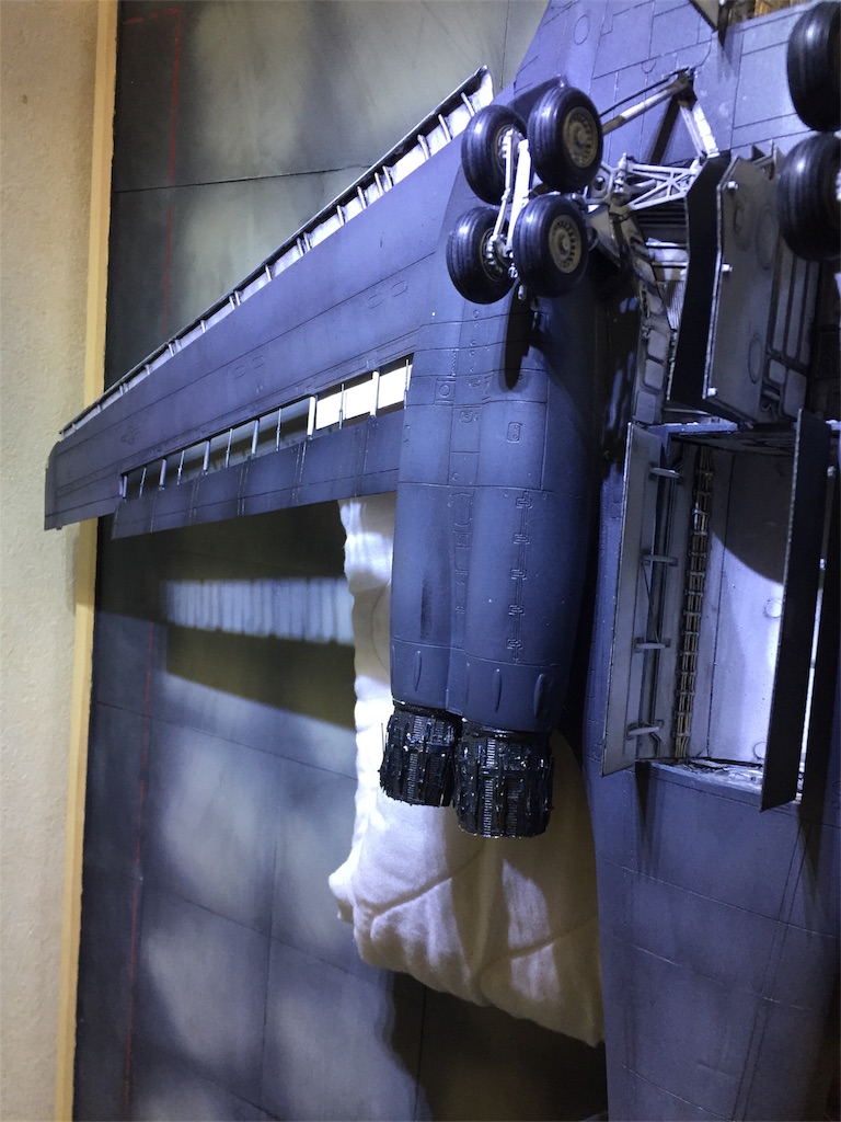 1/48 Revell B-1B Lancer Modeling Record No.22-(2): Undersurface of ...