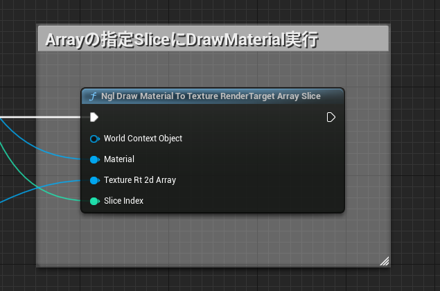 TextureArrayに対して実行可能なDrawMaterialToRenderTargetプラグイン[UE][Plugin] - ながむしメモ