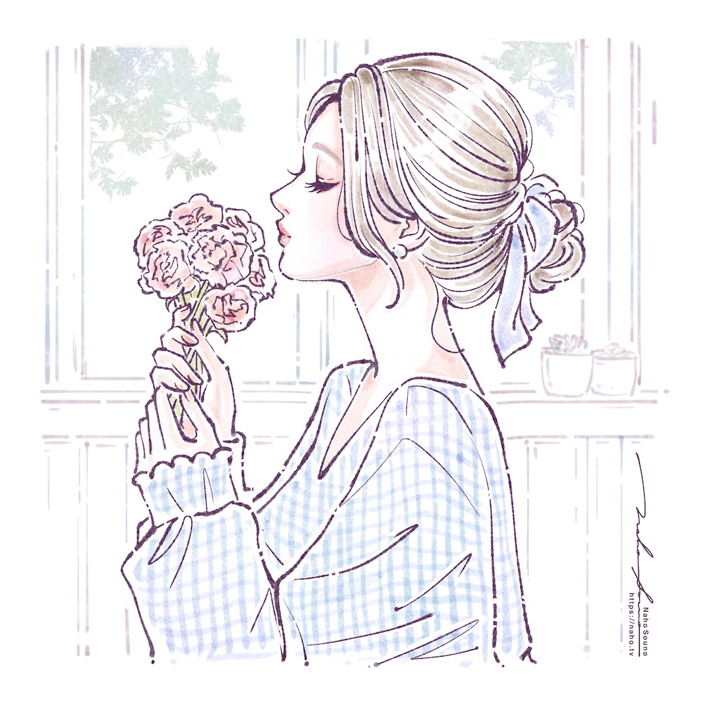 女性・女の子のイラスト / イラストレーター・ ソウノナホ - NAHO GRAPHICS